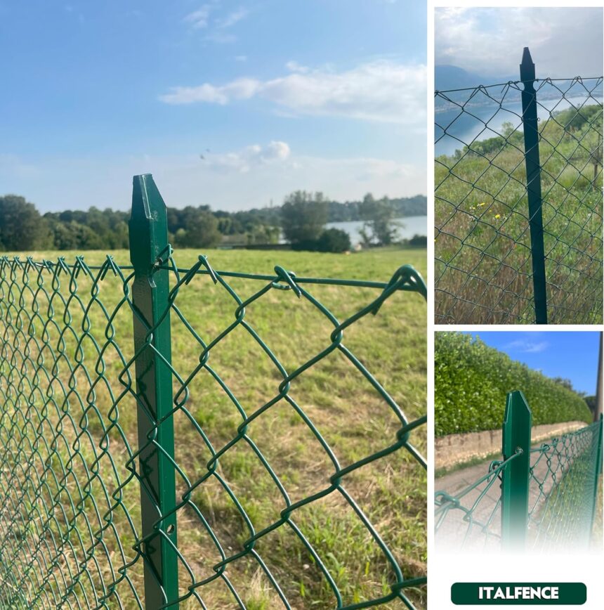Pali a T plastificati verde – Italfence