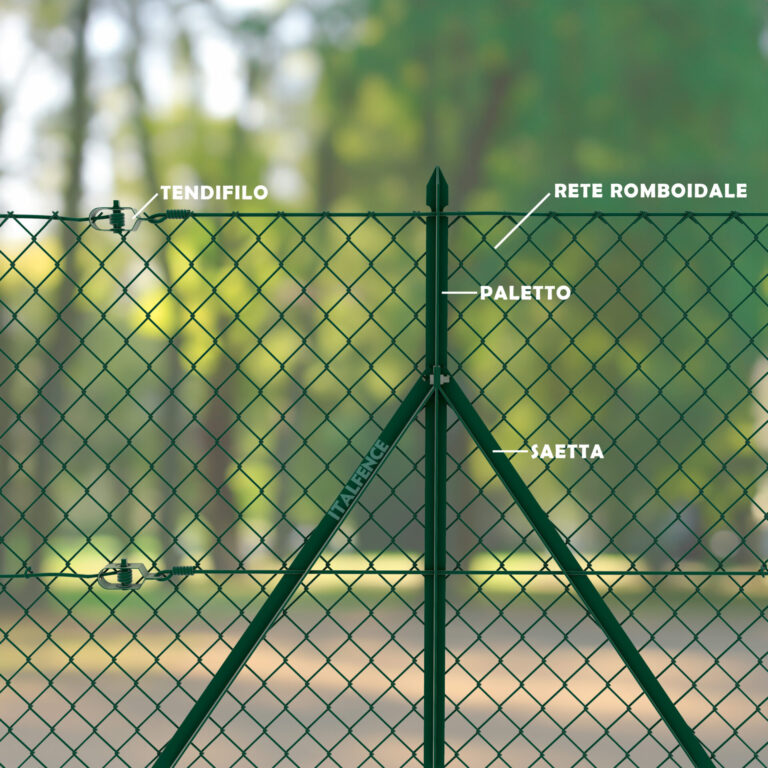 Rete metallica romboidale plastificata – Italfence